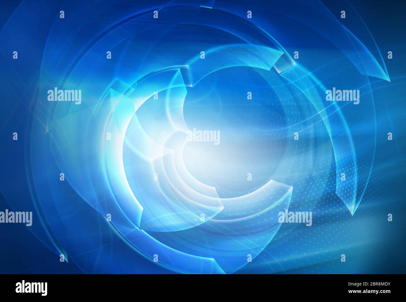 Digital abstract technology background, blue theme backdrop, 3d ...