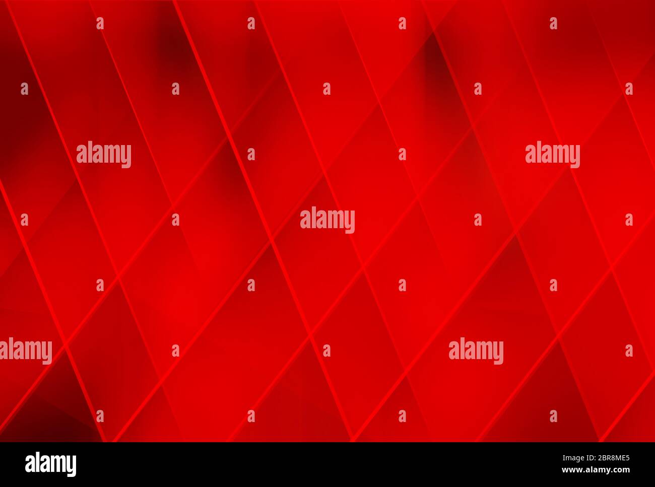 Abstract red theme background, multiple lozenges with different shades ...