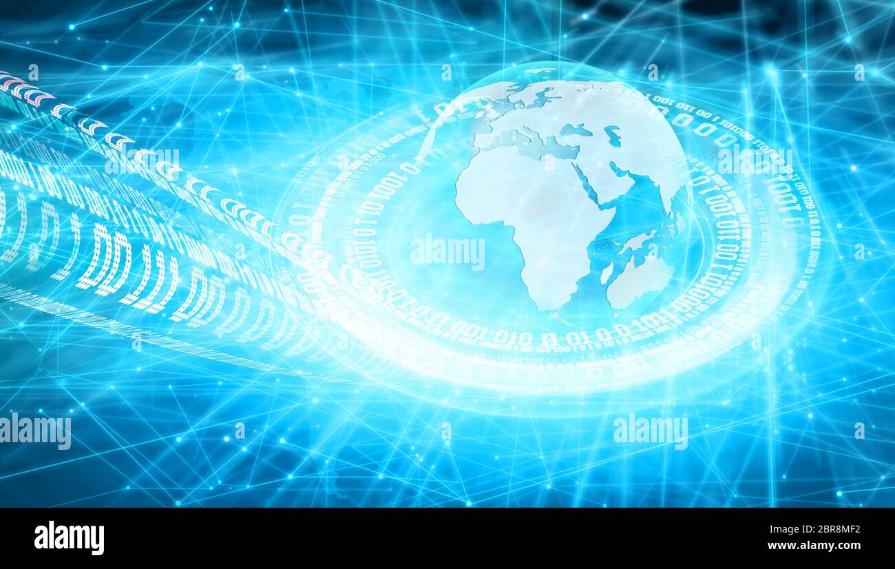 Global digital network background, business and digital trading concept ...