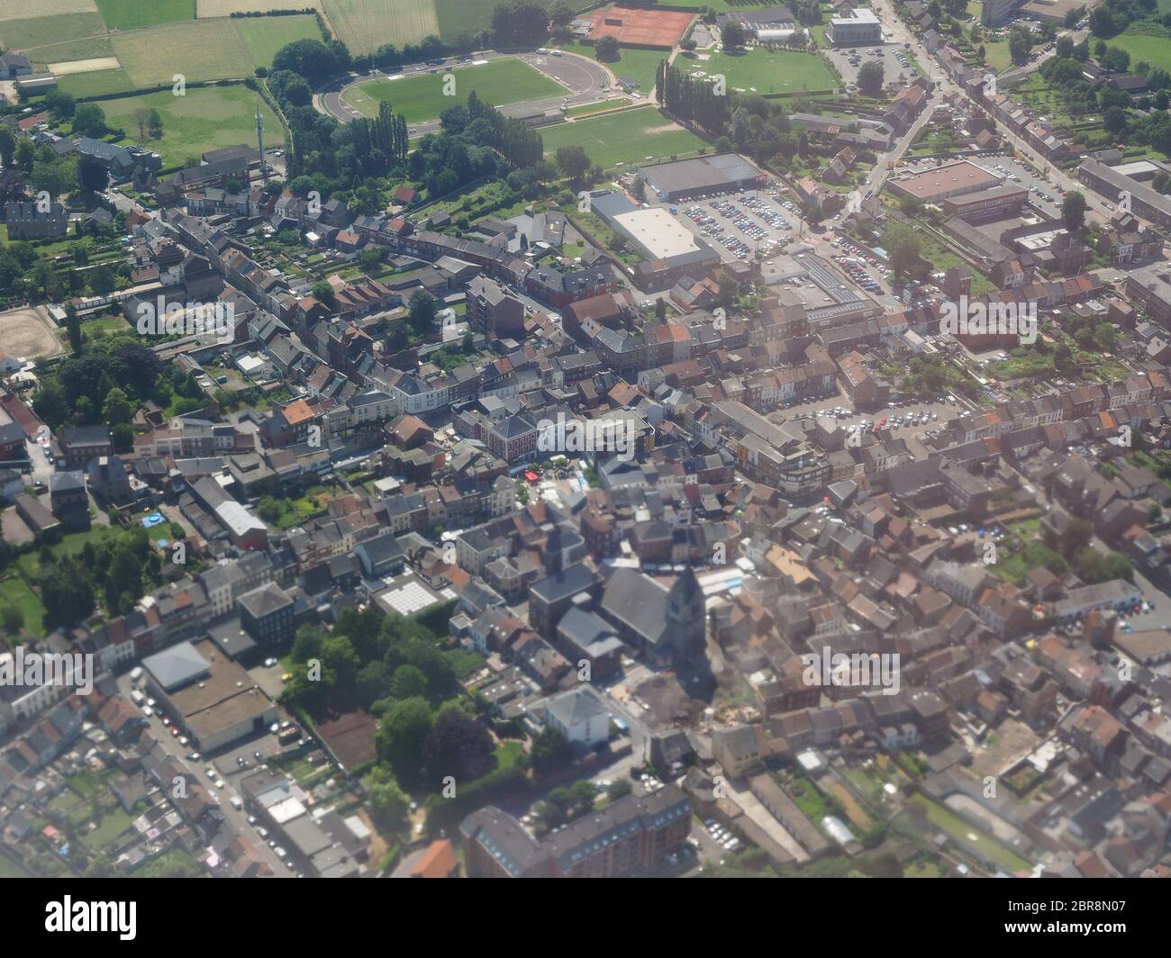 aerial view of Belgium landscape in Europe Stock Photo - Alamy