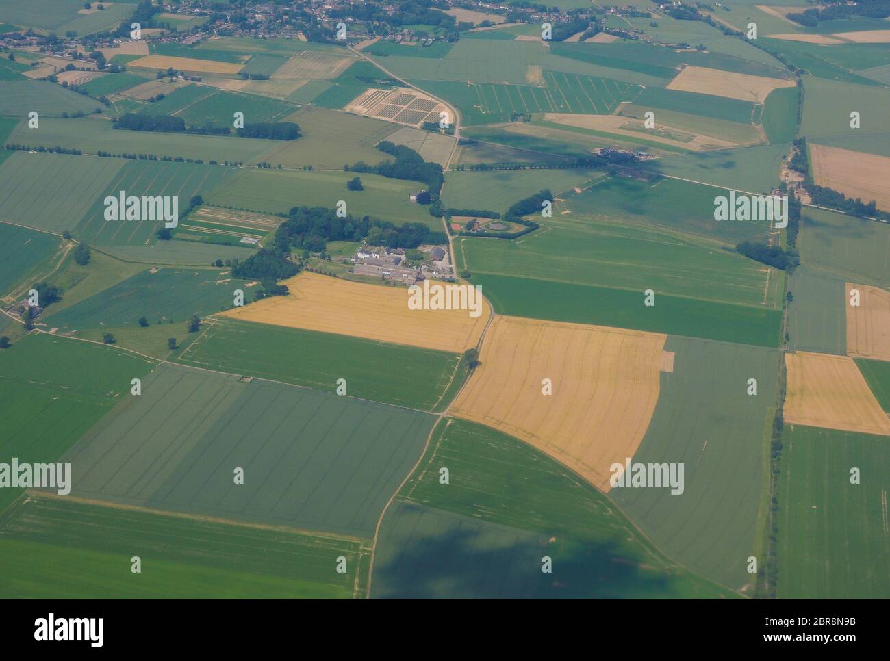 aerial view of Belgium landscape in Europe Stock Photo - Alamy