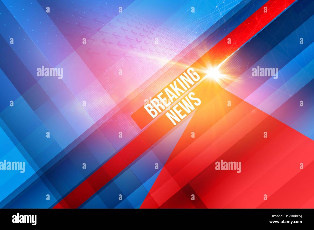 Graphical breaking news background with diagonal-vertical lines and ...