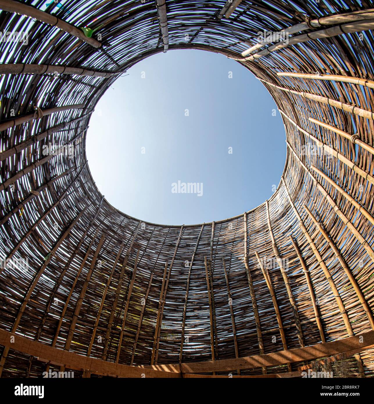 Bamboo arches, which rely on large chickens Bamboo architectural ...