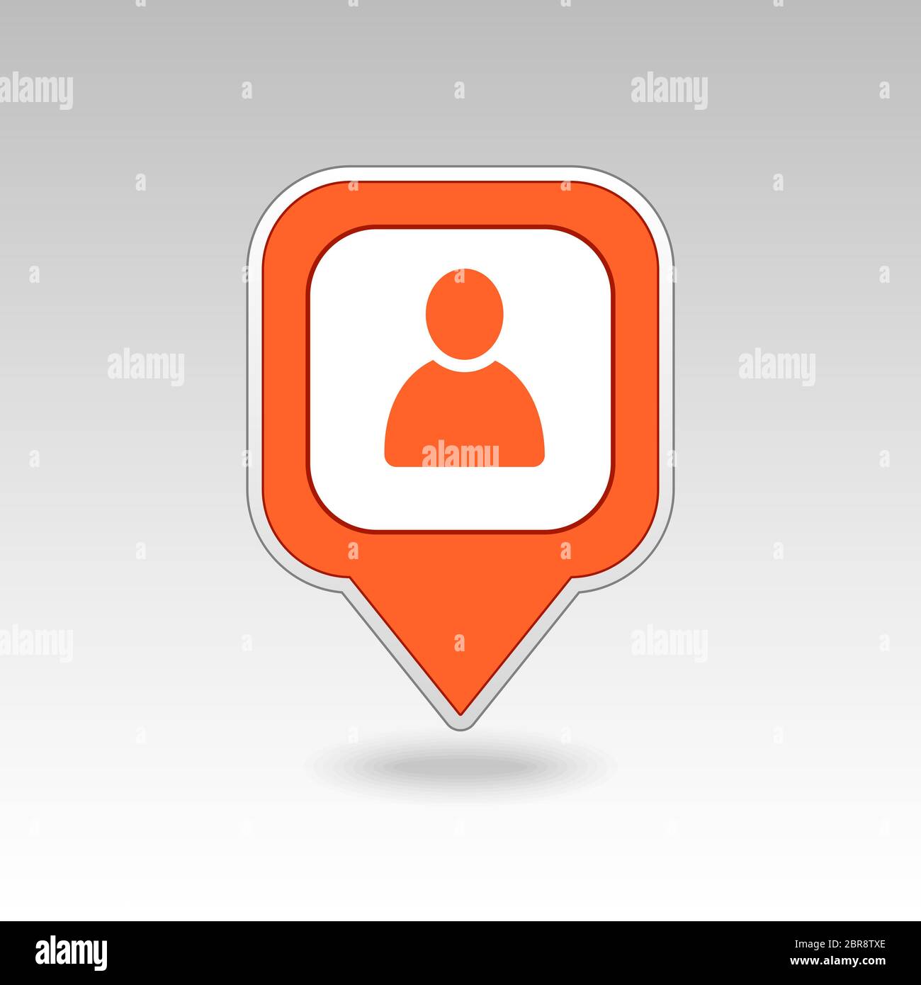Location people pin map icon. Map pointer. Map markers. Destination ...