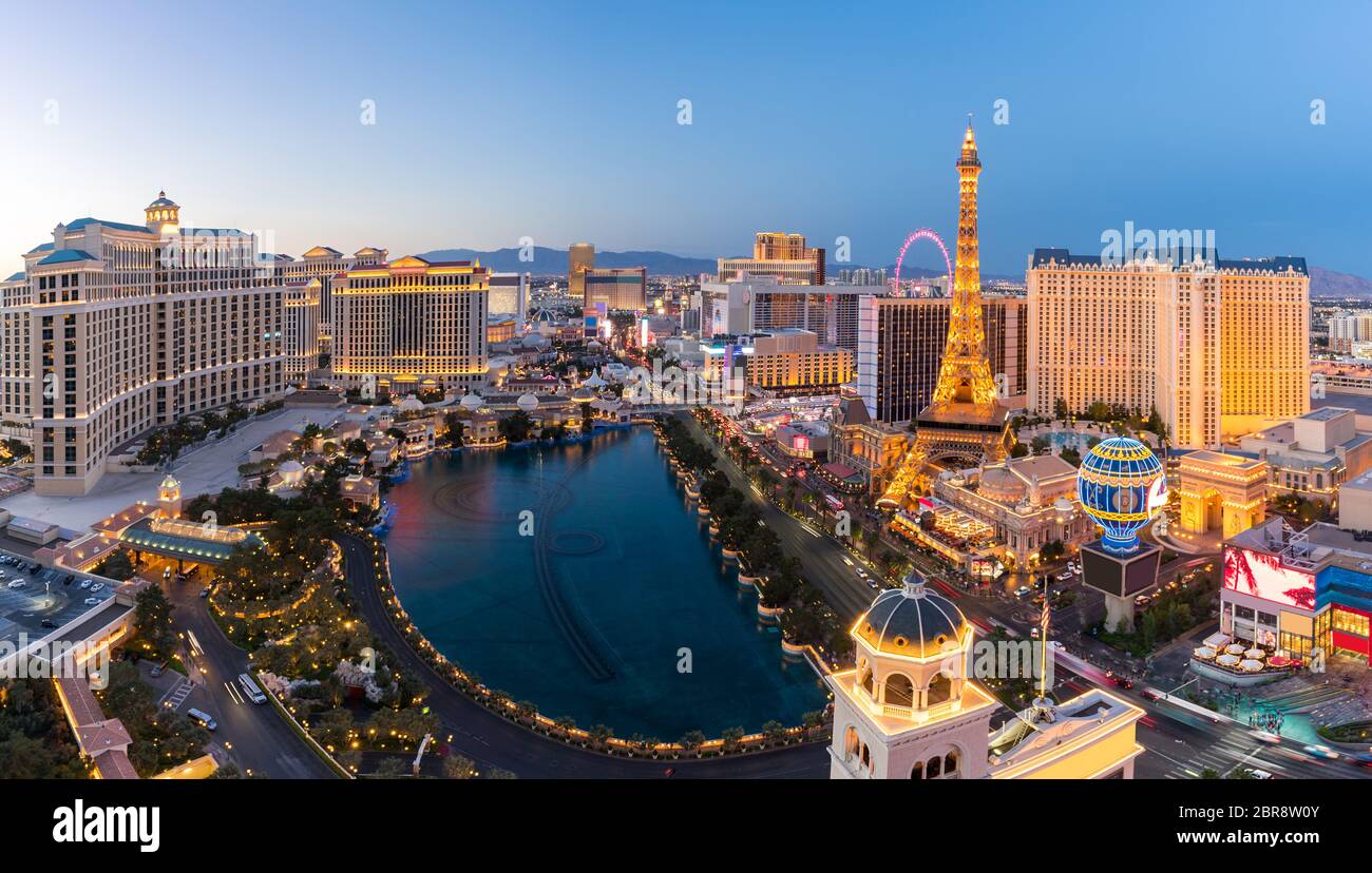 Las vegas strip aerial hi-res stock photography and images - Alamy