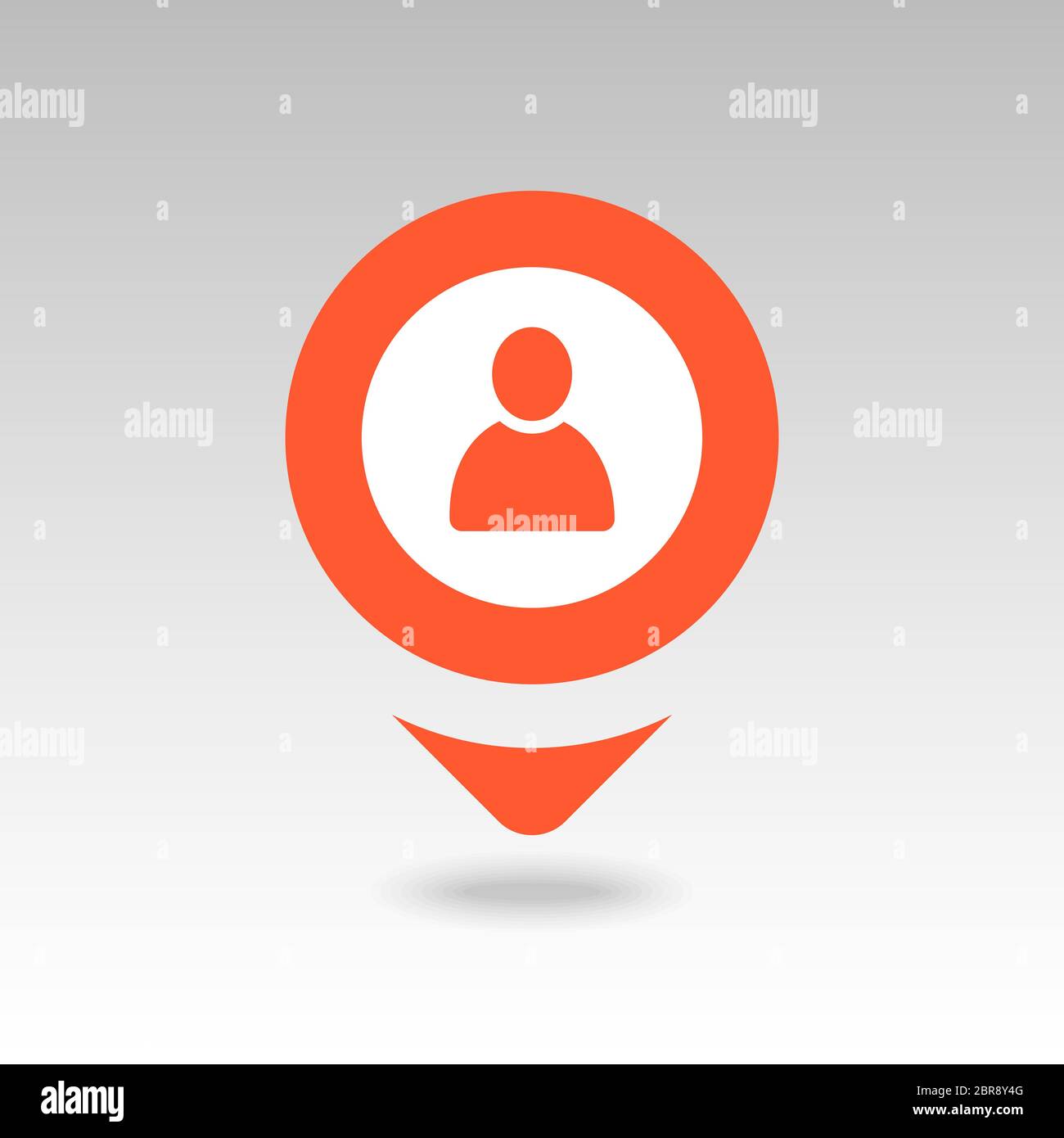 Location people pin map icon. Map pointer. Map markers. Destination ...