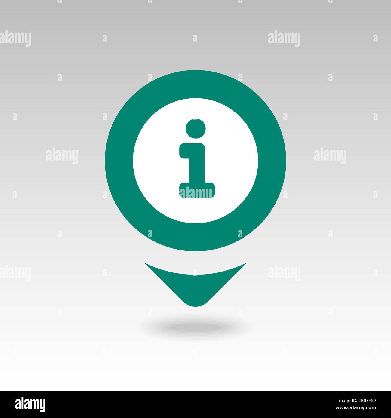 Information pin map icon. Map pointer. Map markers. Destination vector ...