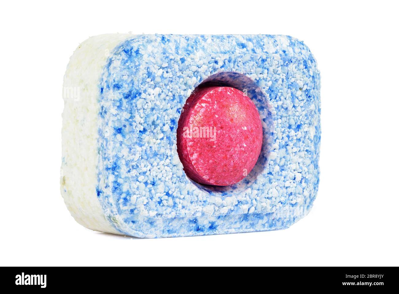 Dishwasher tablet isolated on white background with clipping path Stock ...