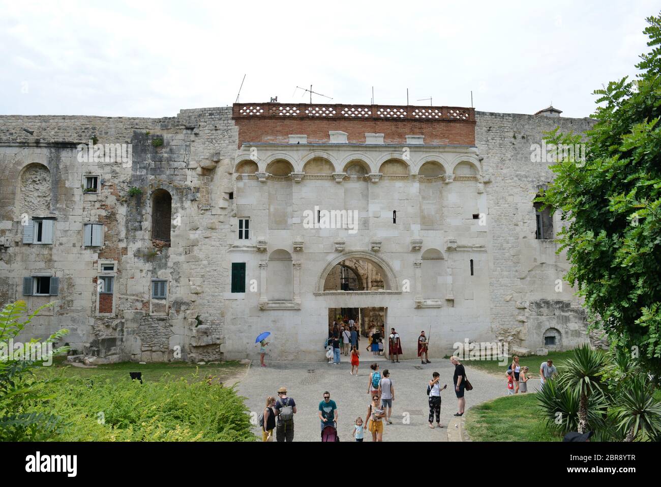 The Golden Gate is a 4th-century Roman stone entryway to Diocletian's ...