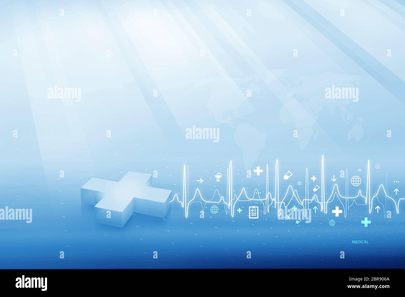 Medical abstract background, health backdrop, suitable for health care ...