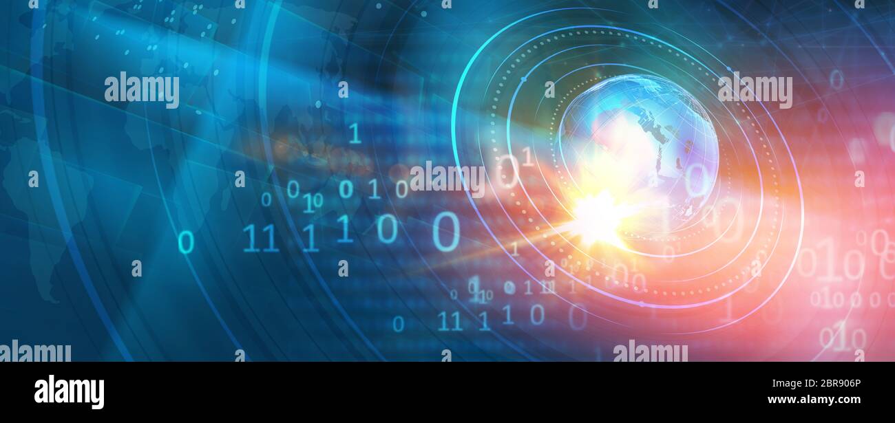 Graphical modern digital world news background, connectivity and ...