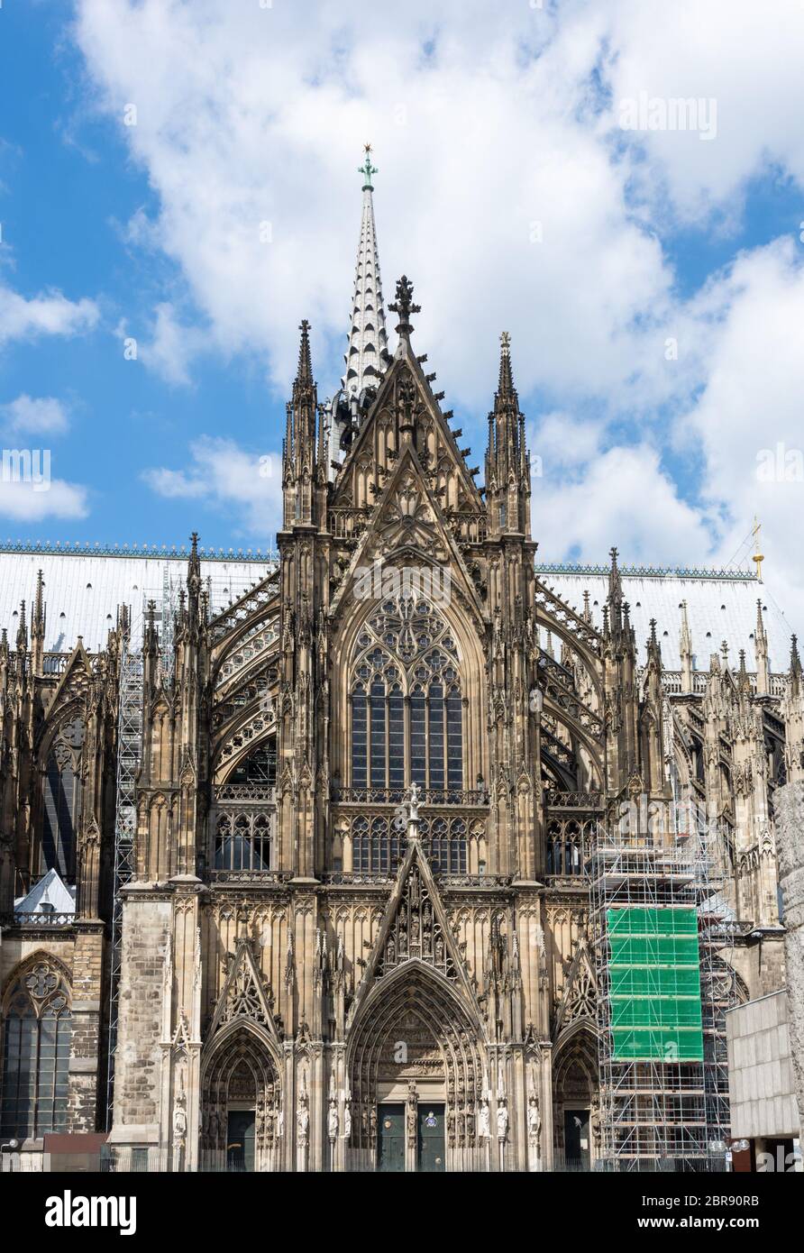 Facade of the famous Cologne Cathedral Stock Photo - Alamy