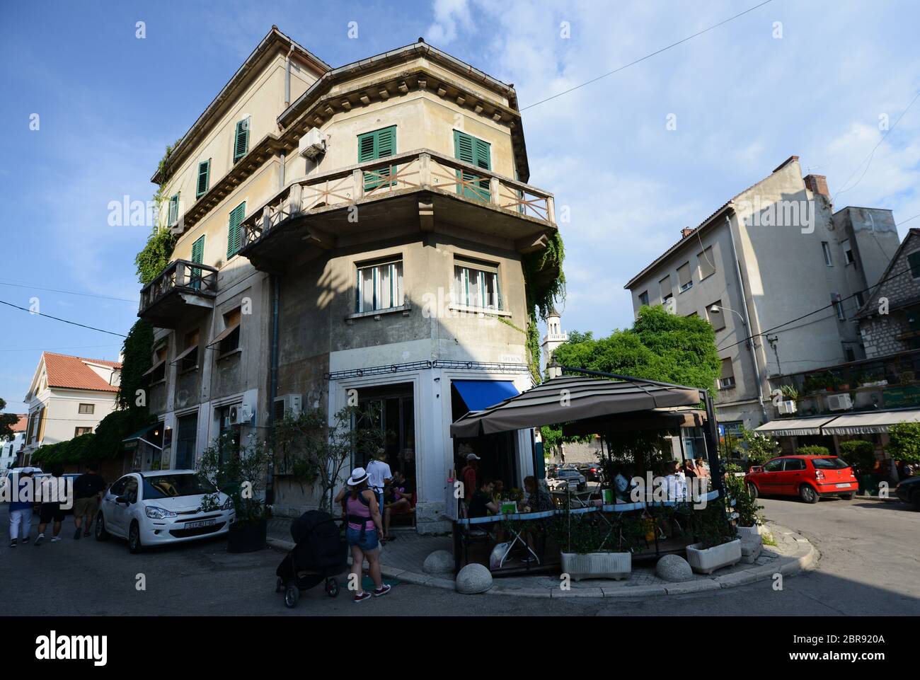 Beautiful old buildings in Split, Croatia Stock Photo - Alamy