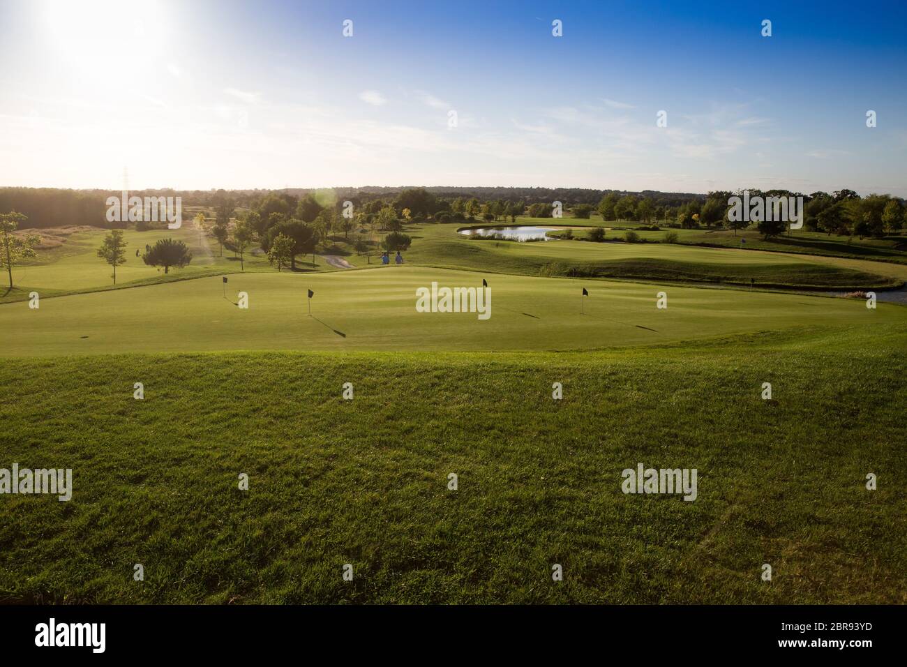 The shire GOLF COURSE DESIGNED BY SEVE BALLESTEROS Stock Photo - Alamy