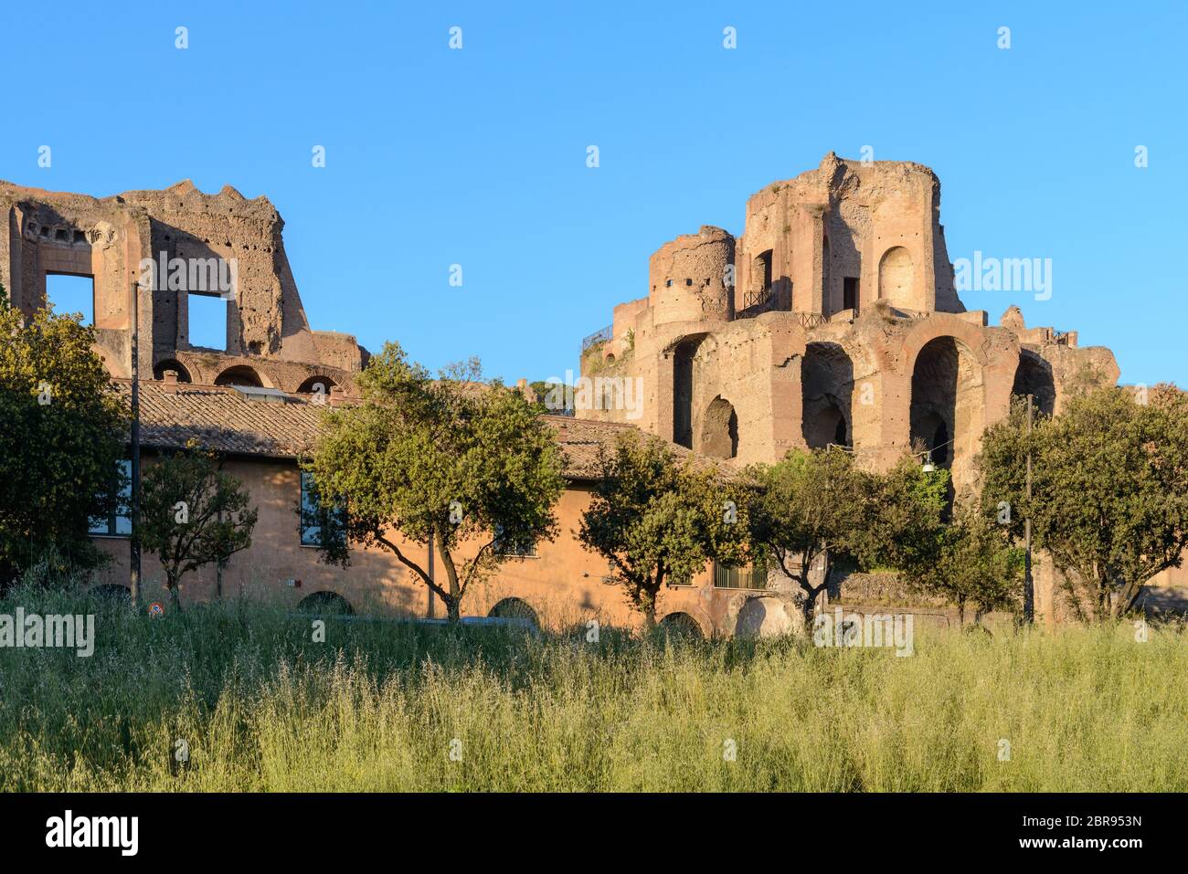 The Circus Maximus ruins, in Italian Circo Massimo, an ancient Roman ...