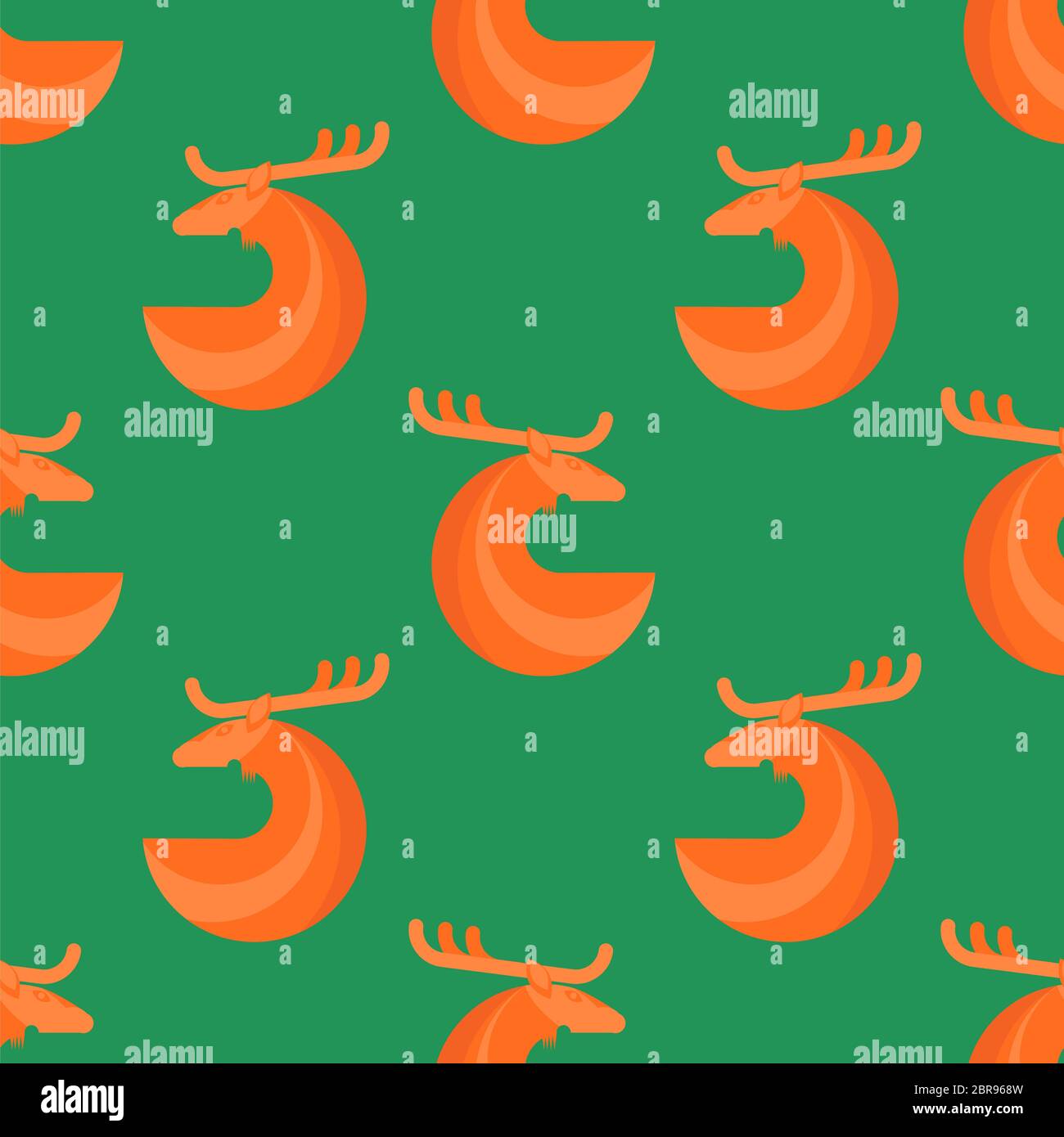 Stylized deer silhouette hi-res stock photography and images - Alamy