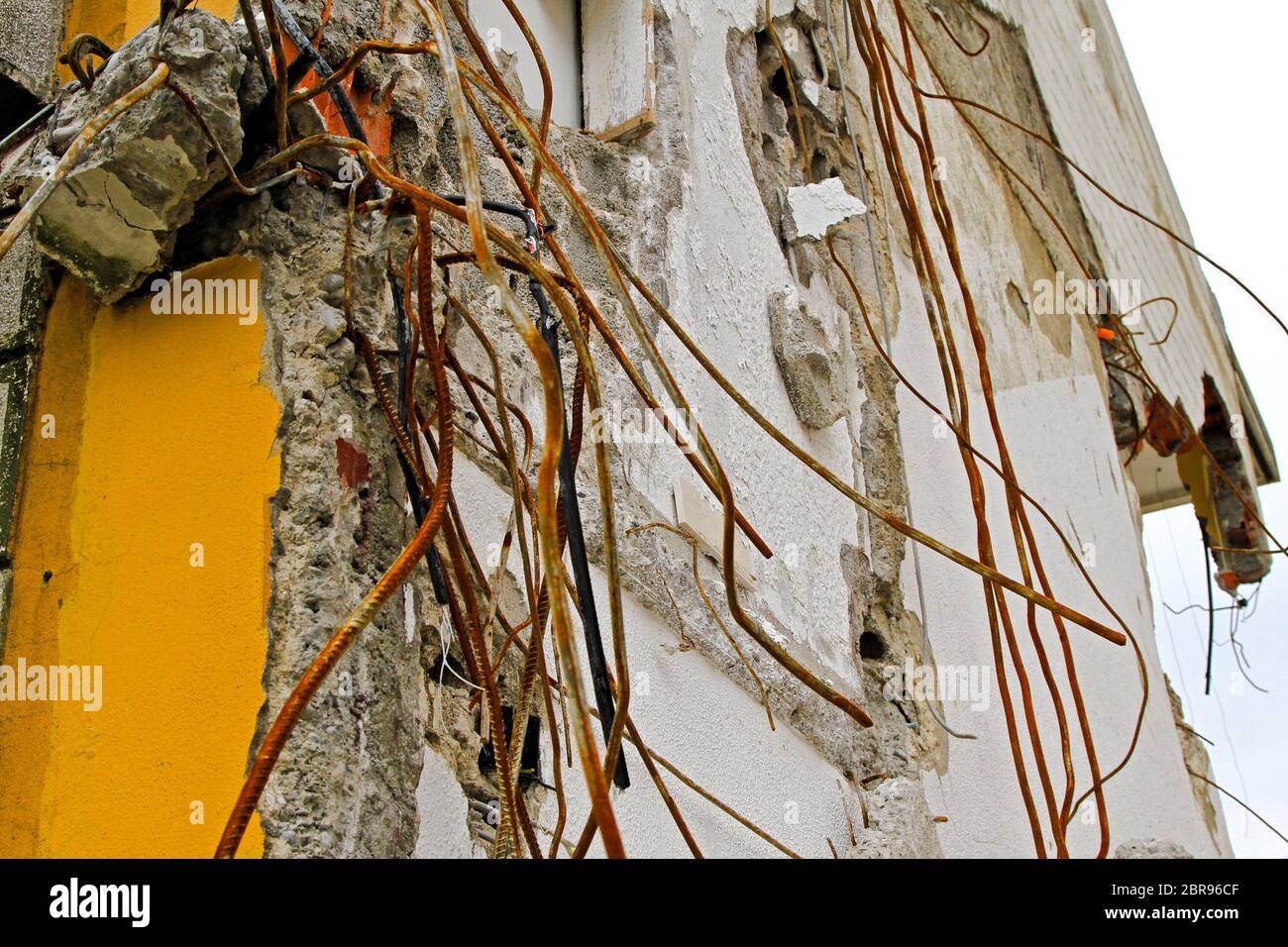 Detail of Ruined House After Earthquake Shock Stock Photo - Alamy