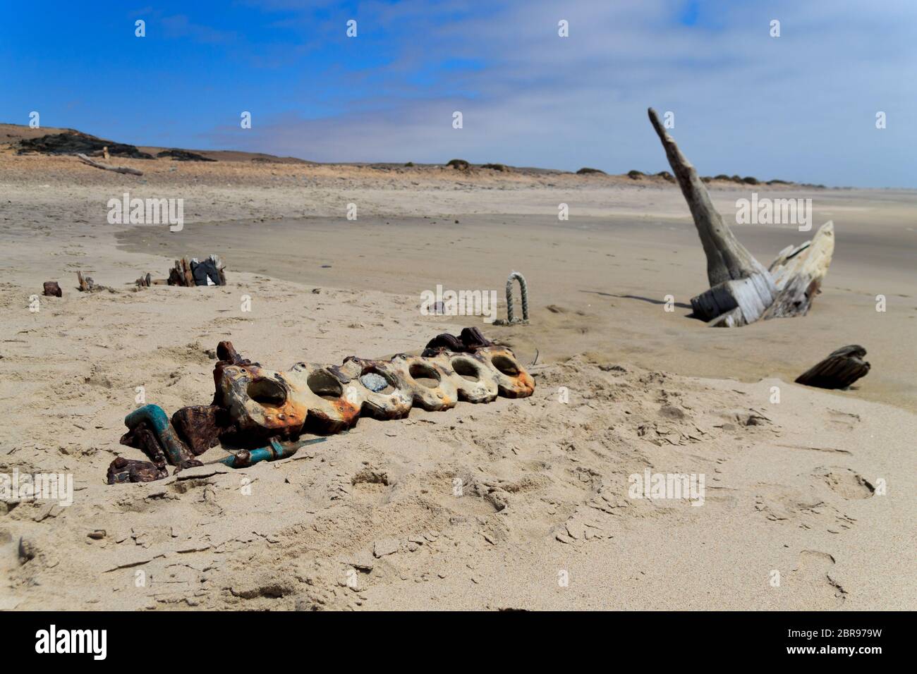 A view from Skeleton Coast National Park, Namibia Stock Photo - Alamy