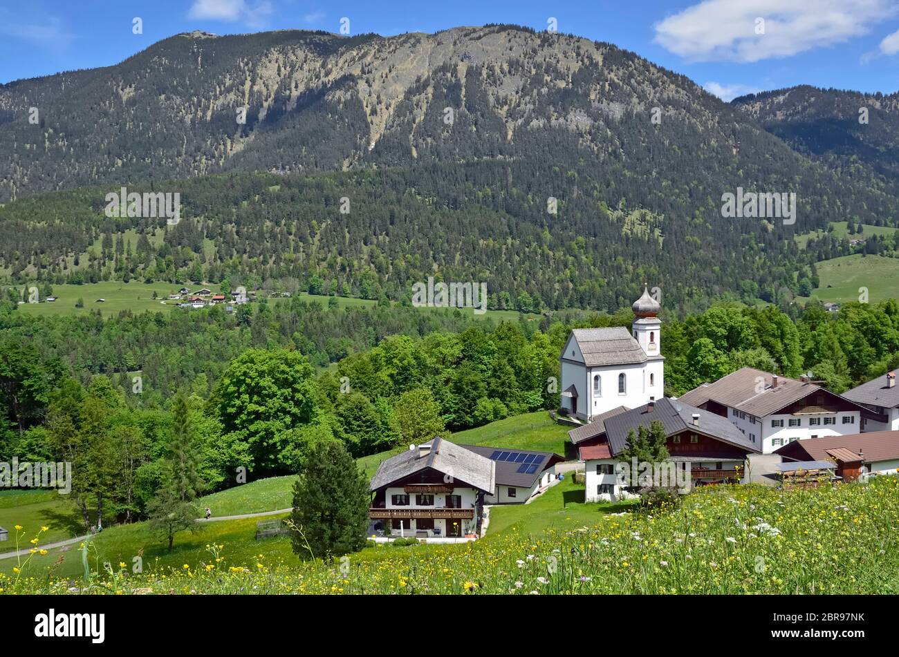 Wamberg bei Garmisch-Partenkirchen Stock Photo - Alamy