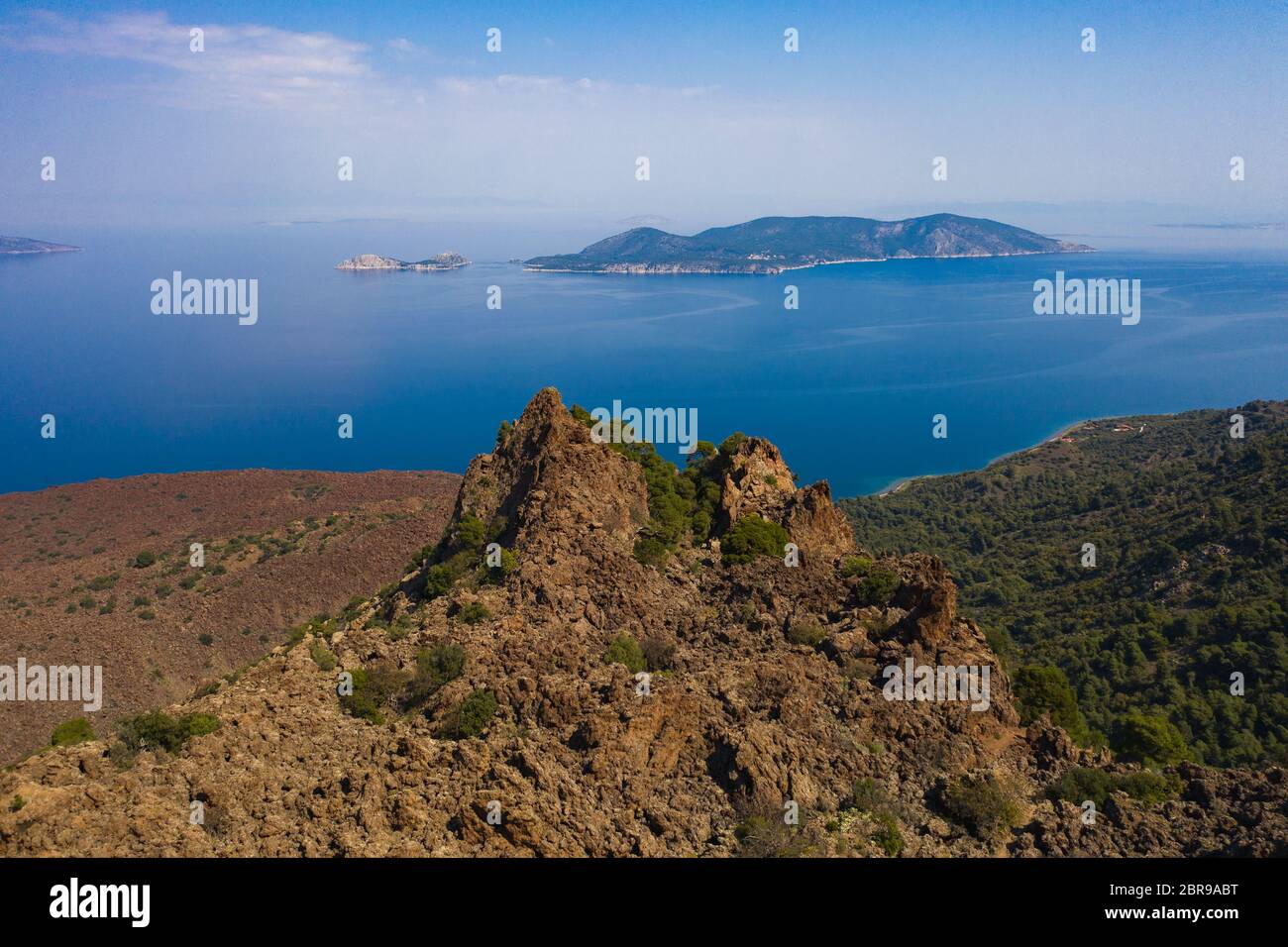Top view of Kameno Vouno, Greece Stock Photo - Alamy