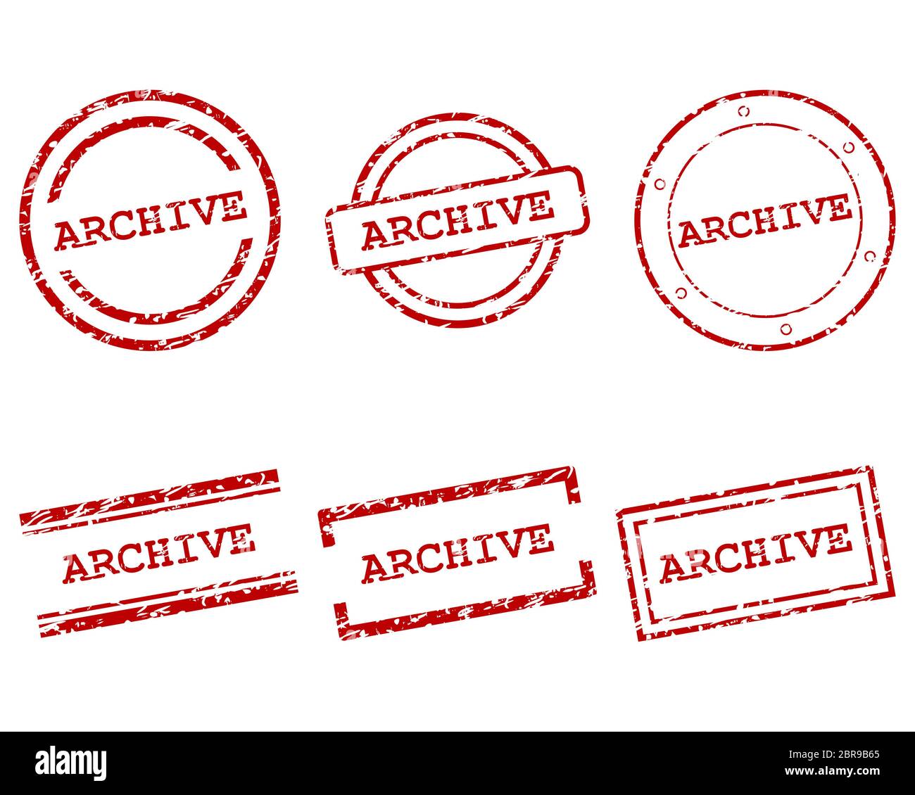 Archive stamp Cut Out Stock Images & Pictures - Alamy