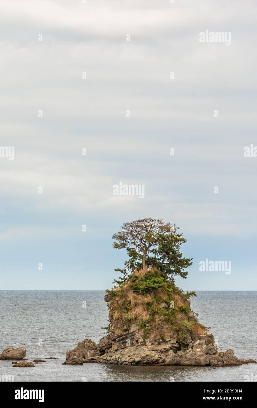 Amaharashi coast is a southwestern coast of Toyama Bay Stock Photo - Alamy