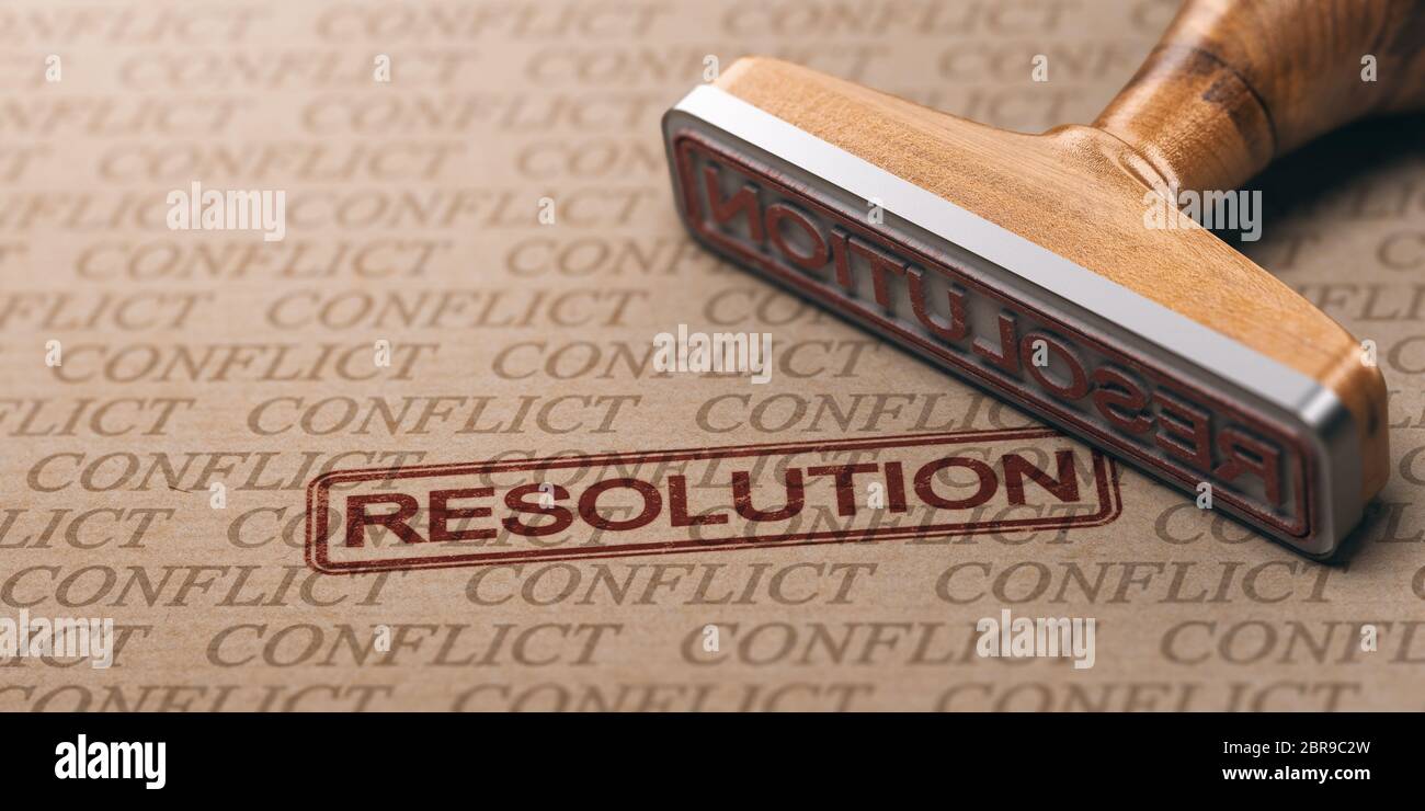 3D illustration of a rubber stamp over a paper background with many ...