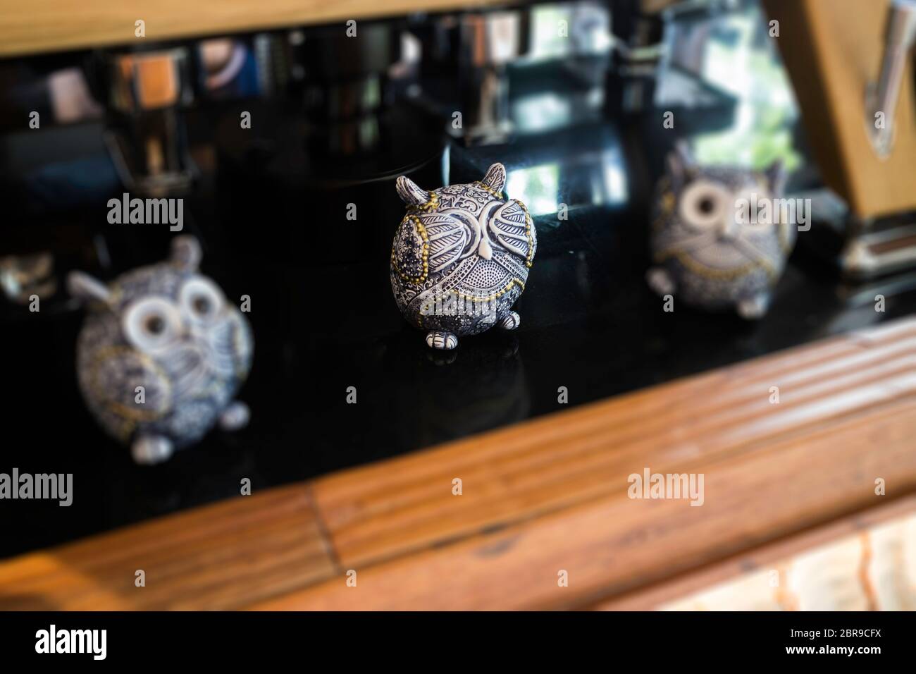 Classic coffee shop decorated with wooden interior, stock photo Stock ...
