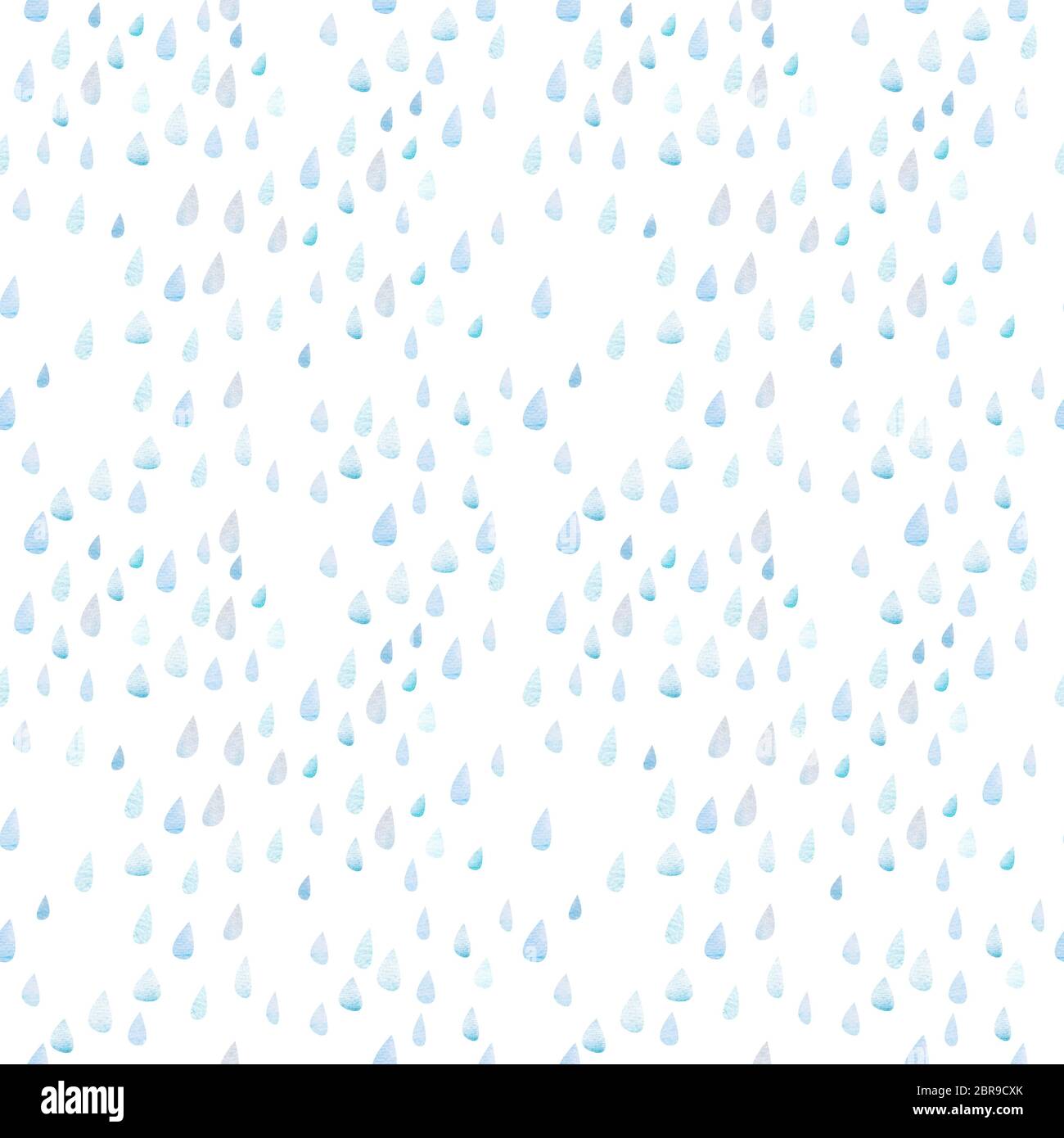 Cartoon Raindrops Background