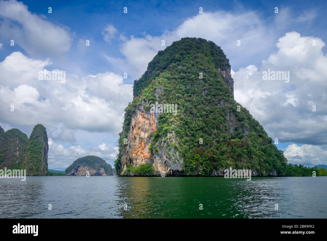 Phang Nga Bay limestone cliffs in Thailand Stock Photo - Alamy