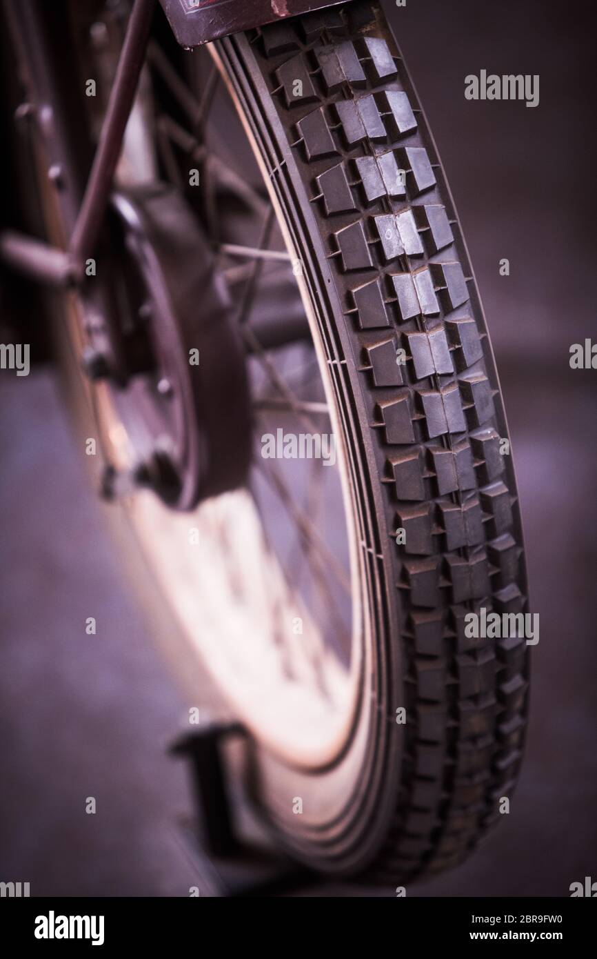 Motorcycle chopper detail rear hi-res stock photography and images - Alamy