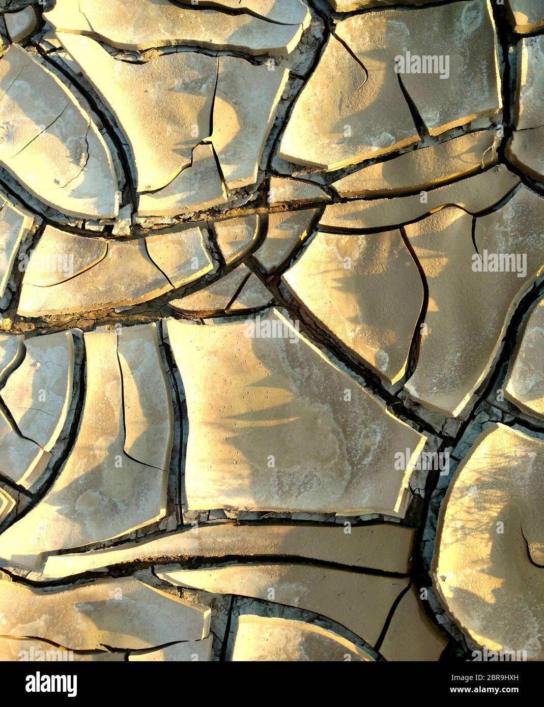 Image of cracked clay. Texture for background. Natural background for ...