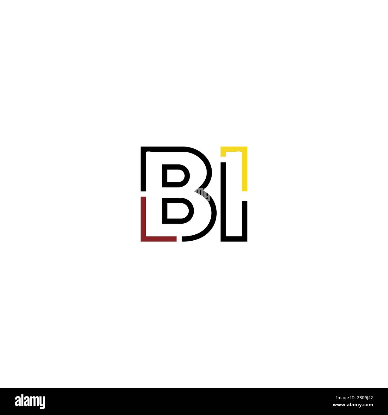 Bi logo icon hi-res stock photography and images - Alamy