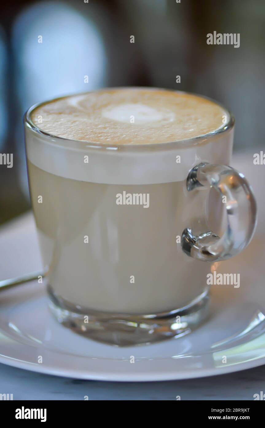 coffee or hot cappuccino, hot coffee Stock Photo - Alamy