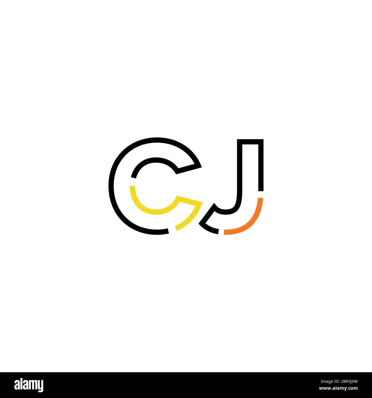 Letter cj Stock Vector Images - Alamy