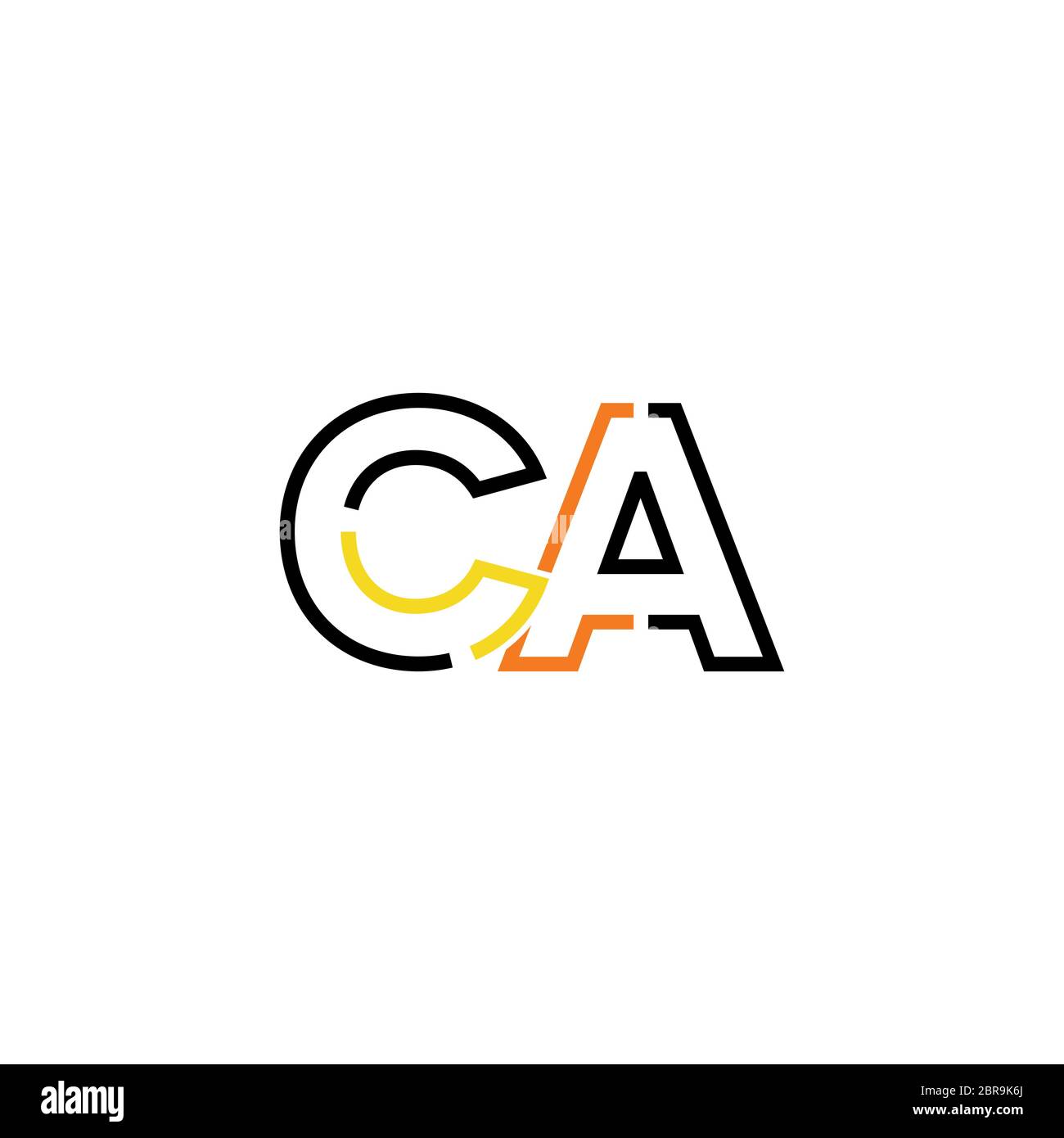 Letter ca icon hi-res stock photography and images - Alamy