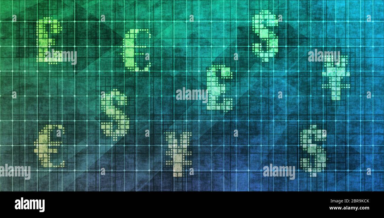 Currency Background with Monetary Policy Concept Art Stock Photo - Alamy