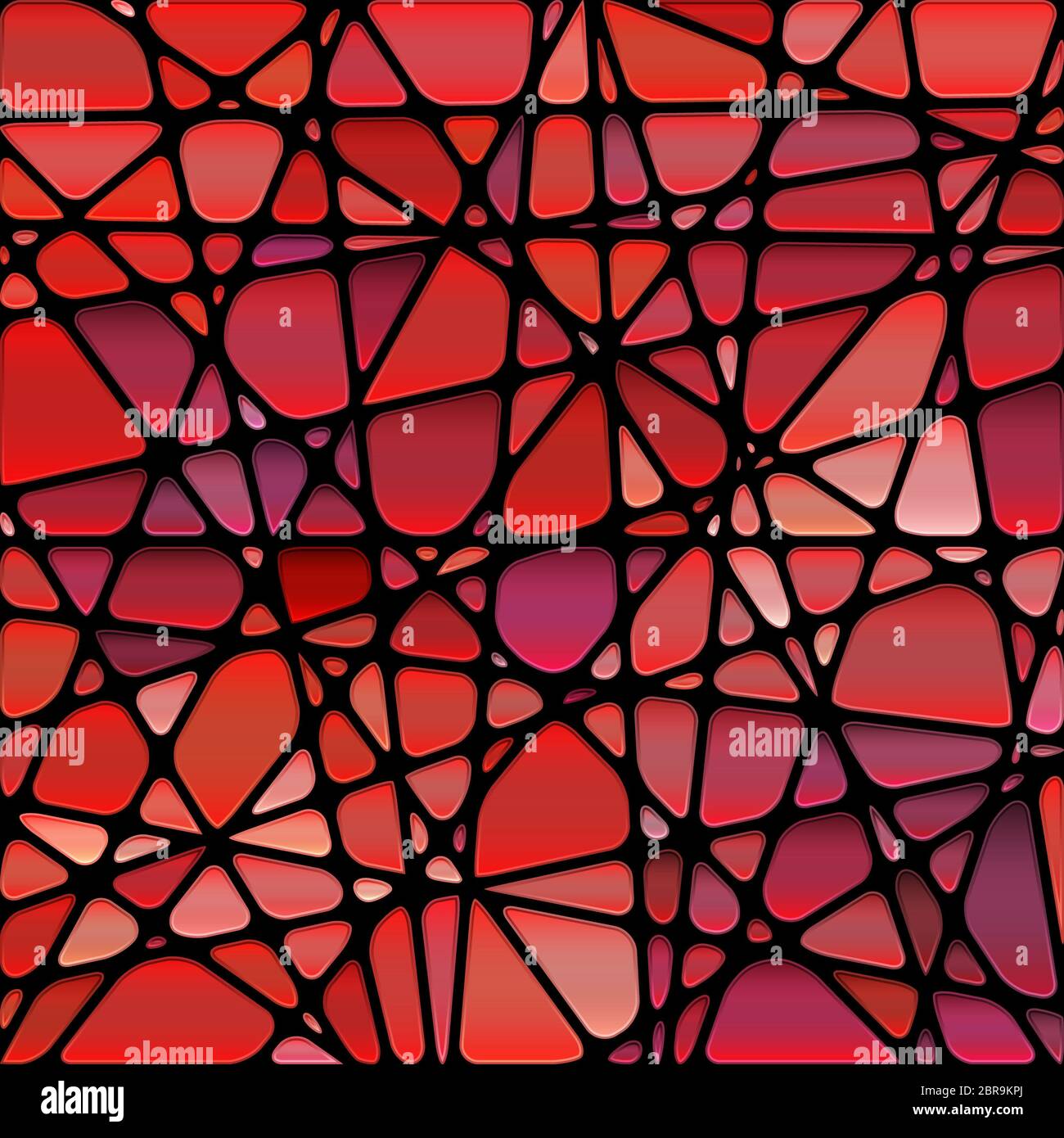 abstract stained-glass mosaic background - bright red Stock Photo - Alamy