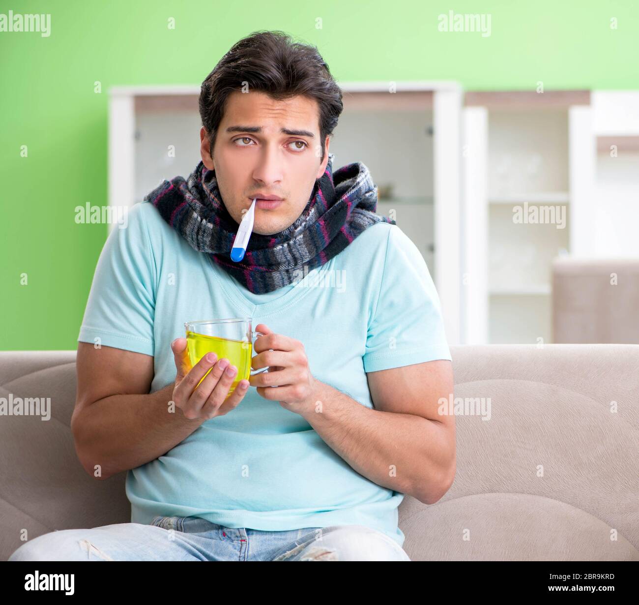 Patient suffering from high fever hi-res stock photography and images ...