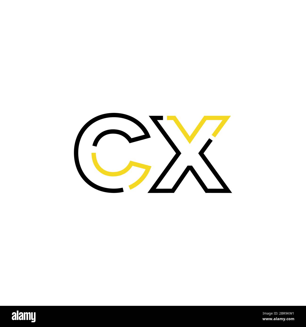 Letter cx logo hi-res stock photography and images - Alamy