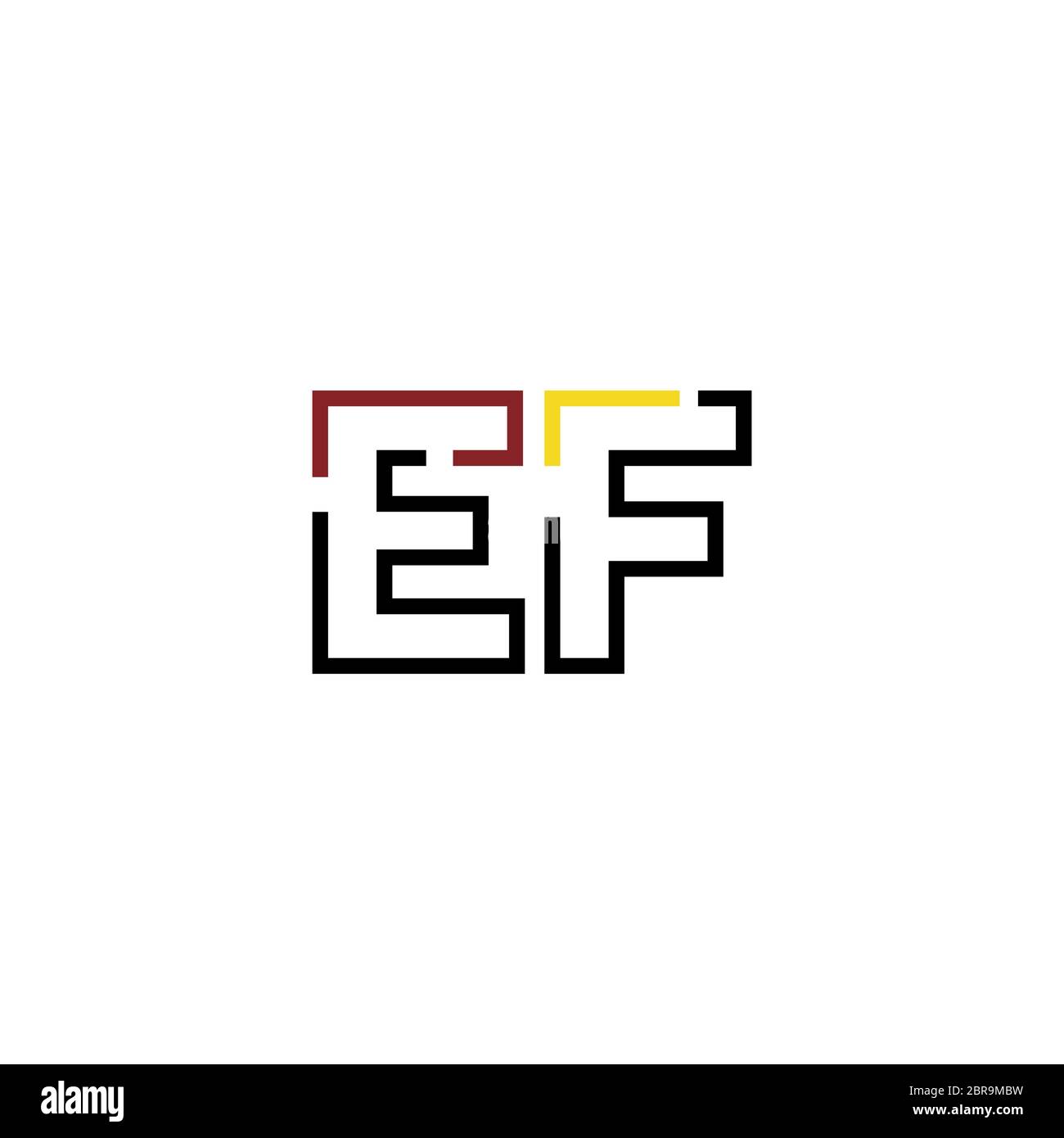 Letter ef logo hi-res stock photography and images - Alamy