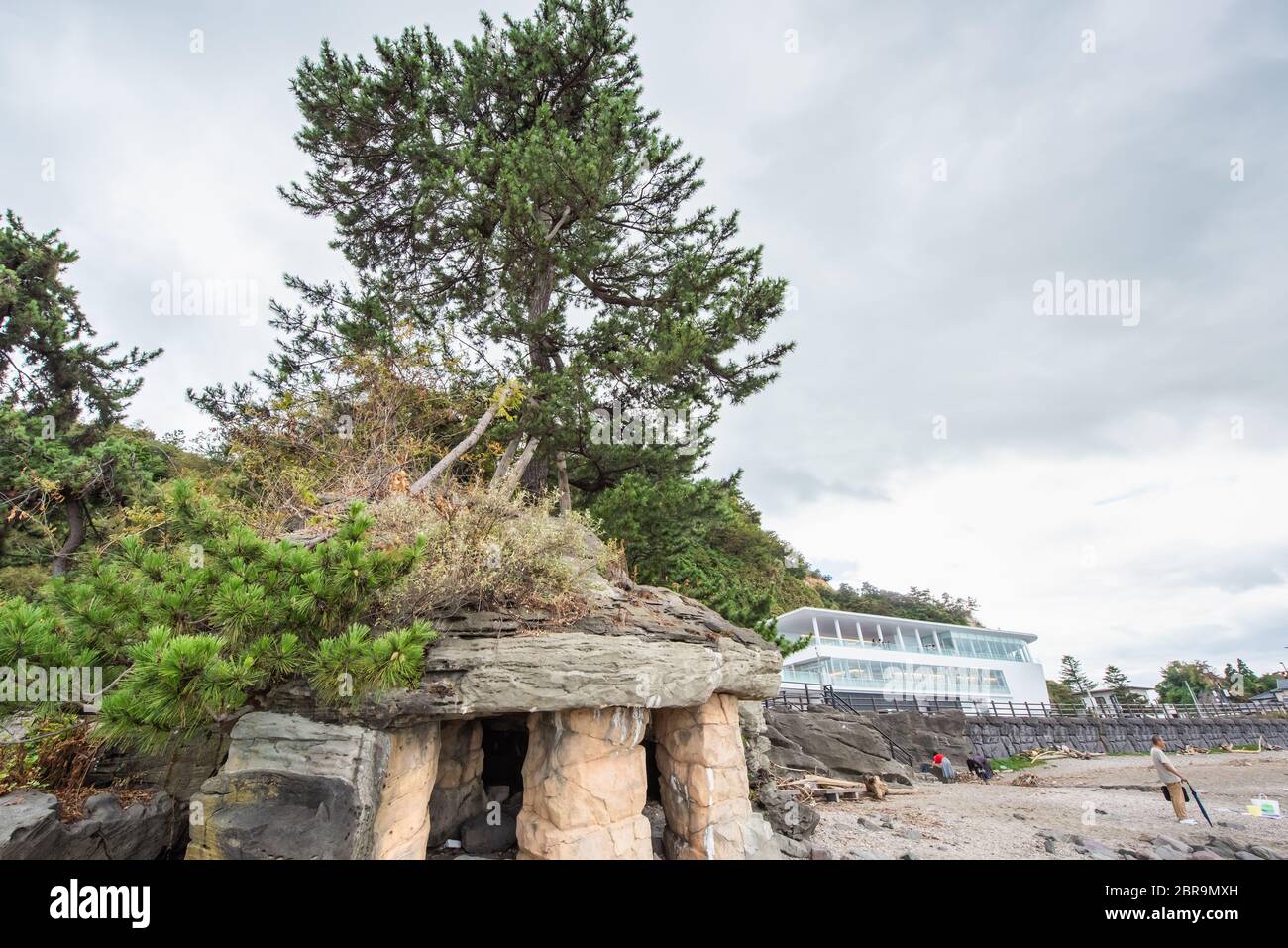 Amaharashi coast is a southwestern coast of Toyama Bay Stock Photo - Alamy