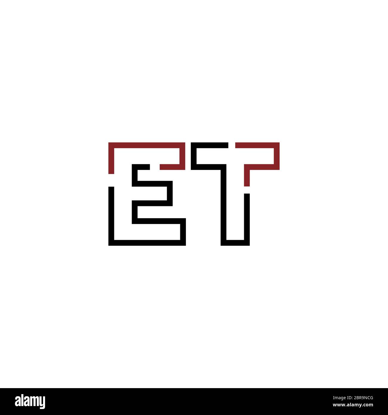 Letter et logo Stock Vector Images - Alamy