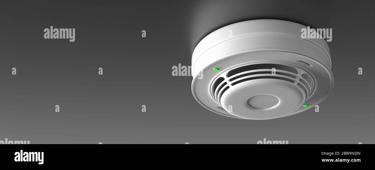 Smoke detector, fire alert equipment for home and business fire safety ...