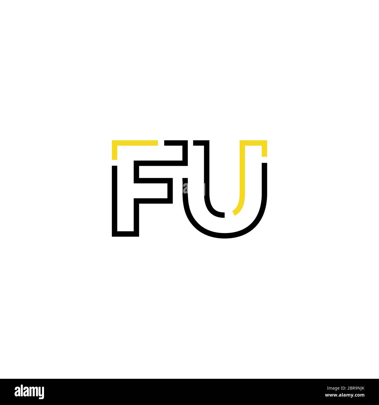 Letter fu vector vectors Stock Vector Images - Alamy