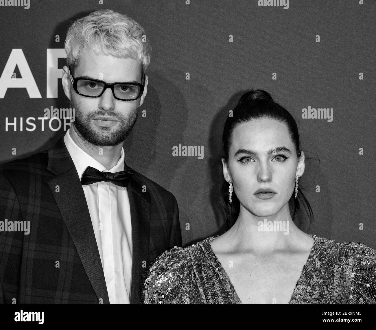 New York, NY - Feb 05, 2020: Tucker Halpern and Sophie Hawley-Weld of ...