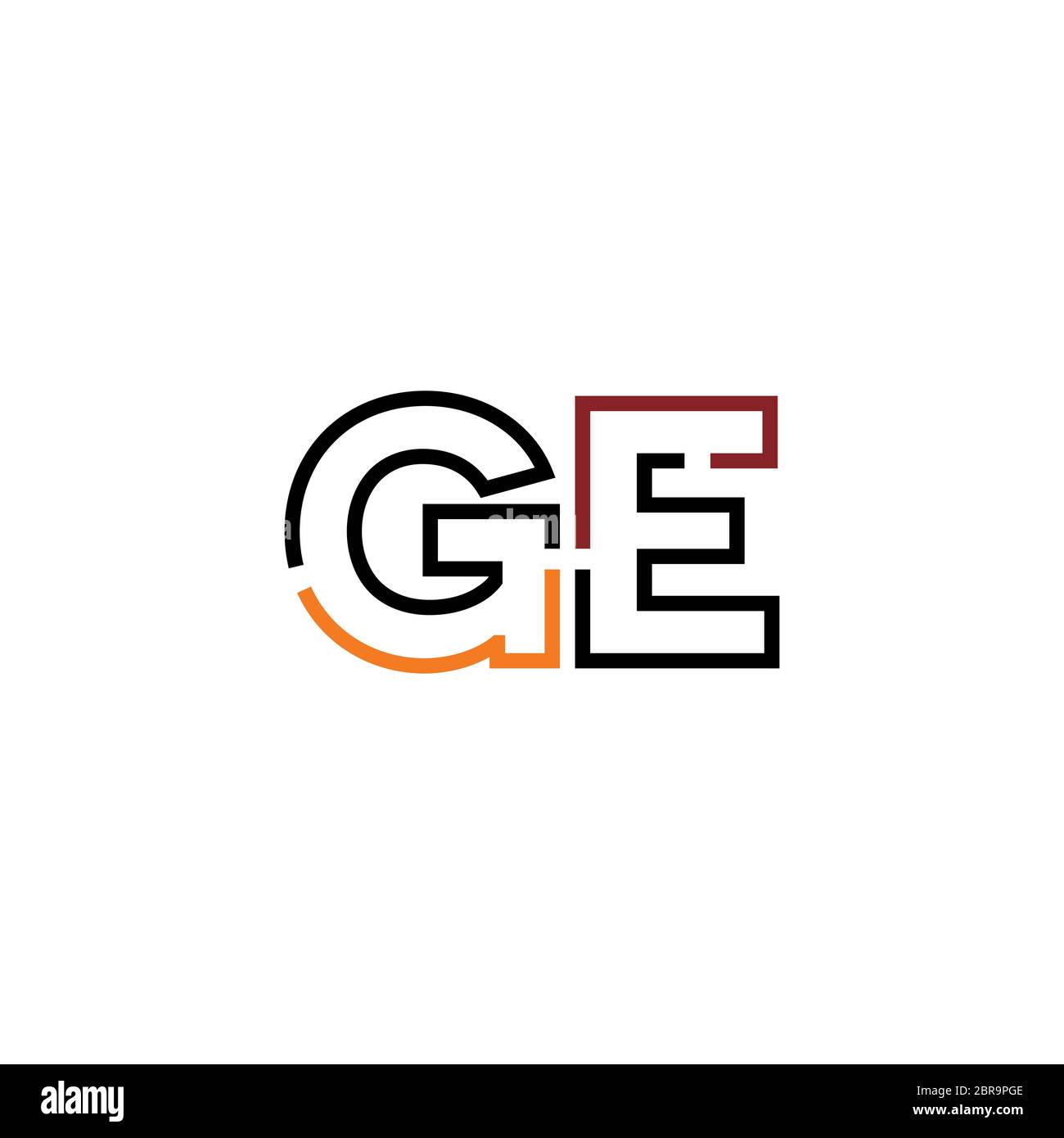 Ge logo design hi-res stock photography and images - Alamy