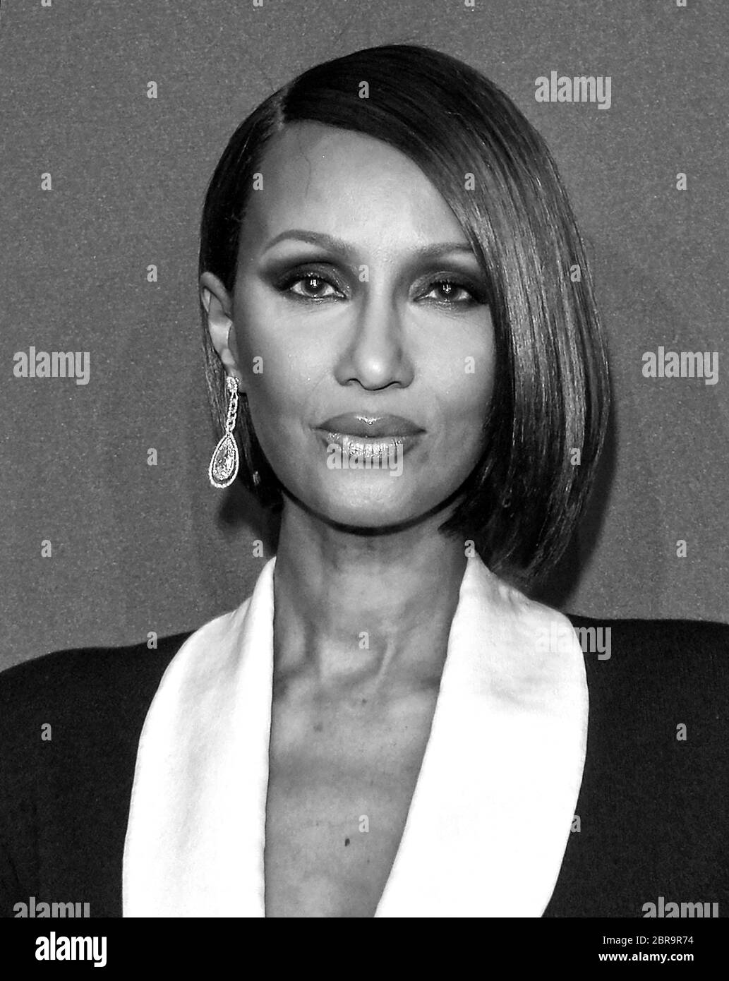 Iman model Black and White Stock Photos & Images - Alamy
