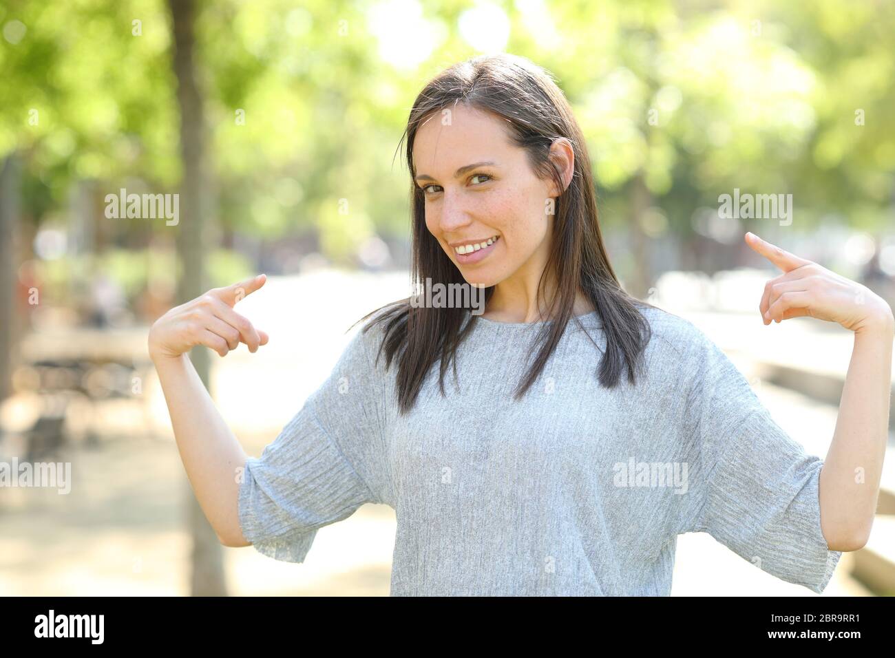 Person pointing alone hi-res stock photography and images - Alamy