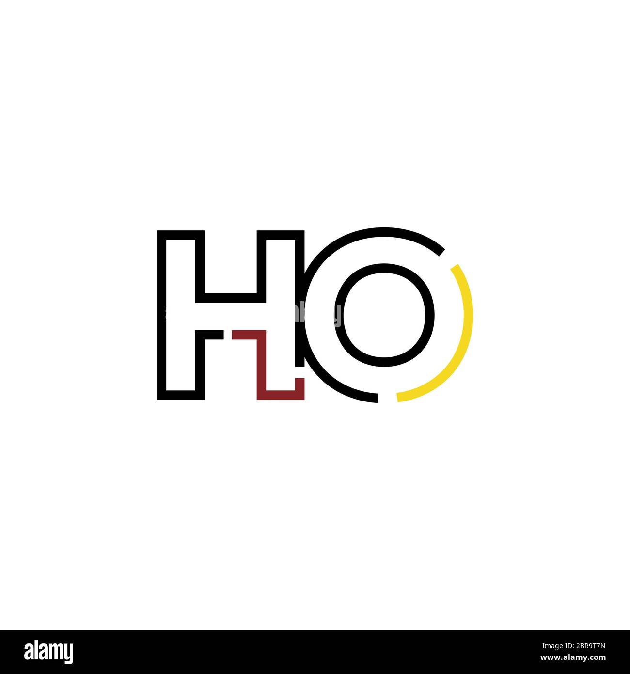 Ho letter logo hi-res stock photography and images - Alamy